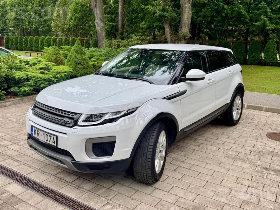 White Land Rover Range Rover Evoque 2017 in Jurmala, with an engine capacity of 2.00 L and mileage of 282 thousand km for 11999 €, photo 3 on AUTOMOTO.COM.LV
