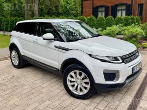 White Land Rover Range Rover Evoque 2017 in Jurmala, with an engine capacity of 2.00 L and mileage of 282 thousand km for 11999 €, photo 7 on AUTOMOTO.COM.LV