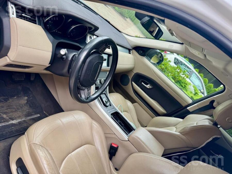 White Land Rover Range Rover Evoque 2017 in Jurmala, with an engine capacity of 2.00 L and mileage of 282 thousand km for 11999 €, photo 9 on AUTOMOTO.COM.LV