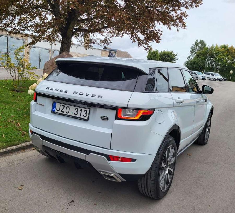 Balts Land Rover Range Rover Evoque 2017 Šauļi, ar dzinēja tilpumu 2.00 L un nobraukumu 156 tūkst. km par 10900 €, foto 17 vietnē AUTOMOTO.COM.LV