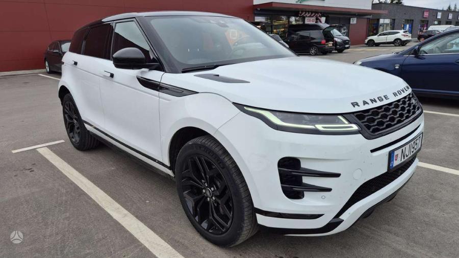 Balts Land Rover Range Rover Evoque 2019 Kauņa, ar dzinēja tilpumu 2.00 L un nobraukumu 166 tūkst. km par 24500 €, foto 1 vietnē AUTOMOTO.COM.LV