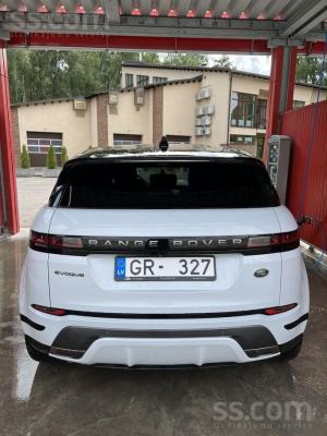 Balts Land Rover Range Rover Evoque 2019 Rīga, ar dzinēja tilpumu 2.00 L un nobraukumu 73 tūkst. km par 26000 €, foto 5 vietnē AUTOMOTO.COM.LV