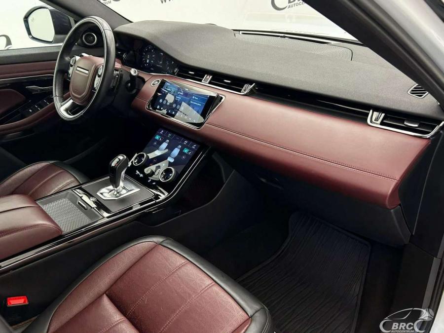 White Land Rover Range Rover Evoque 2020 in Vilnius, with an engine capacity of 2.00 L and mileage of 79 thousand km for 21900 €, photo 9 on AUTOMOTO.COM.LV