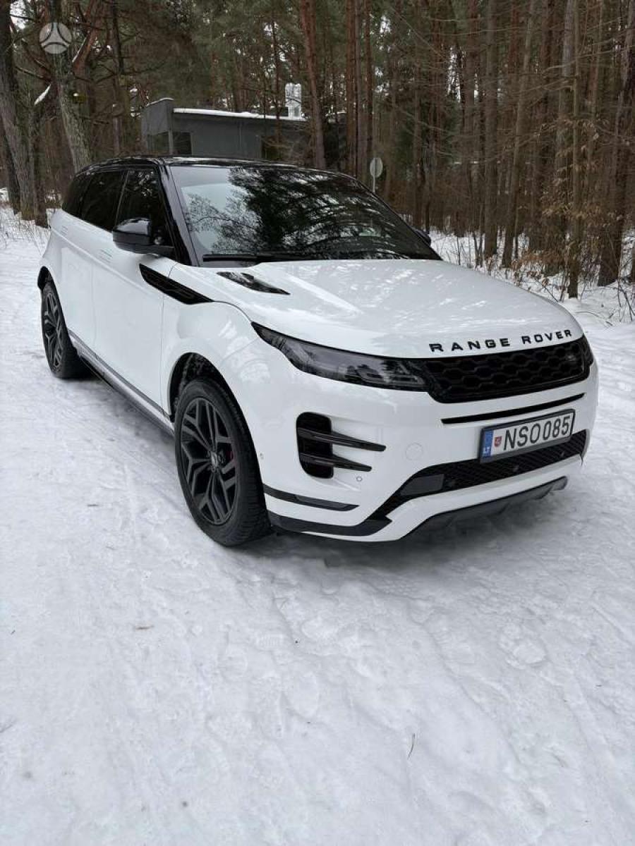 Balts Land Rover Range Rover Evoque 2023 Kauņa, ar dzinēja tilpumu 2.00 L un nobraukumu 42 tūkst. km par 43999 €, foto 2 vietnē AUTOMOTO.COM.LV