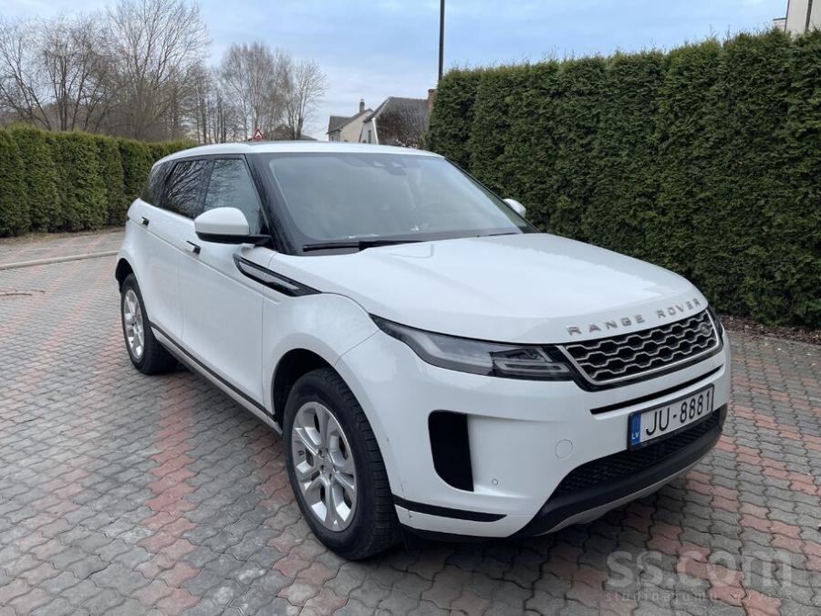 White Land Rover Range Rover Evoque 2019 in Riga, with an engine capacity of 2.00 L and mileage of 126 thousand km for 24990 €, photo 3 on AUTOMOTO.COM.LV
