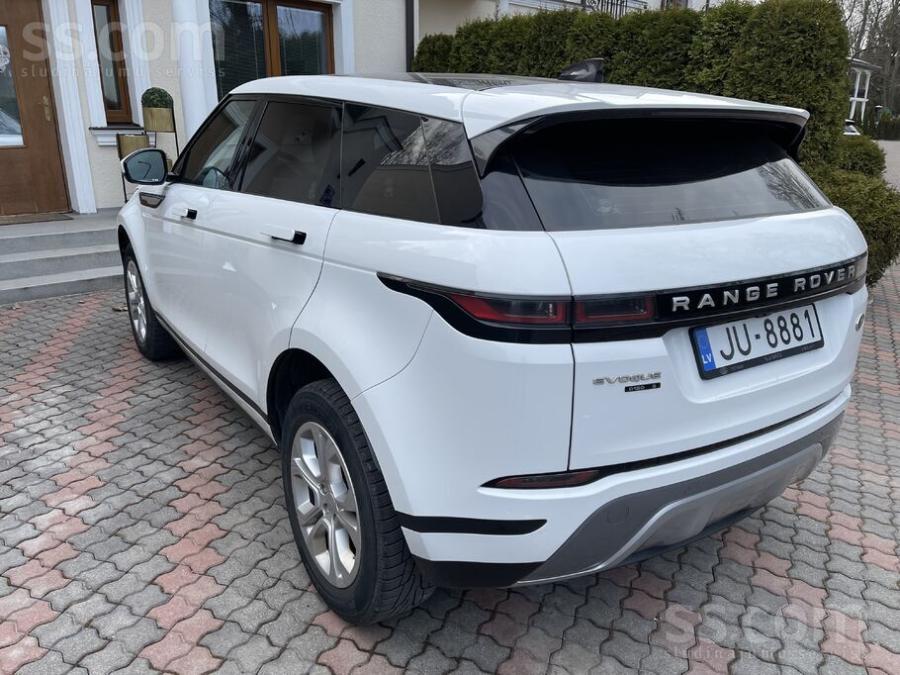 White Land Rover Range Rover Evoque 2019 in Riga, with an engine capacity of 2.00 L and mileage of 126 thousand km for 18990 €, photo 3 on AUTOMOTO.COM.LV