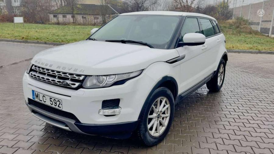 White Land Rover Range Rover Evoque 2013 in Vilnius, with an engine capacity of 2.20 L and mileage of 99 thousand km for 5000 €, photo 6 on AUTOMOTO.COM.LV