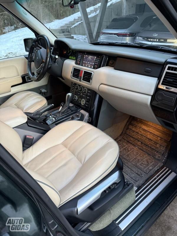 Green Land Rover Range Rover 2004 in Vilnius, with an engine capacity of 2.90 L and mileage of 251 thousand km for 5990 €, photo 9 on AUTOMOTO.COM.LV
