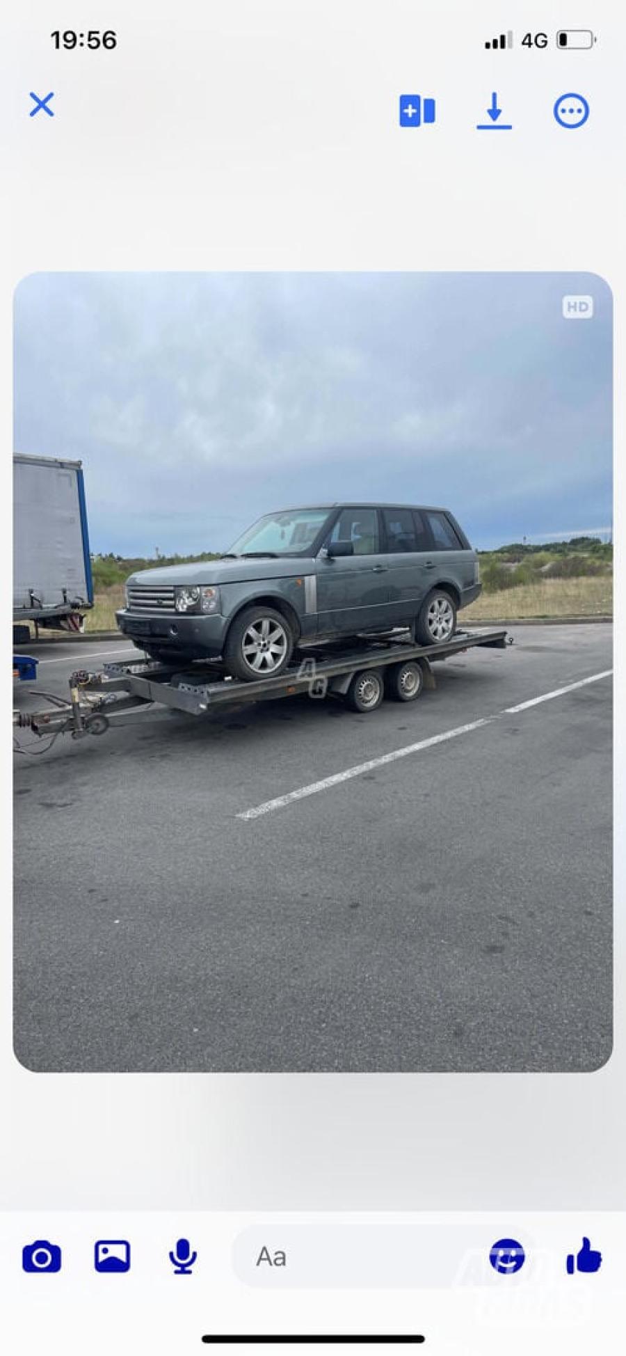 Green Land Rover Range Rover 2004 in Kaunas, with an engine capacity of 2.90 L and mileage of 240 thousand km for 2000 €, photo 1 on AUTOMOTO.COM.LV