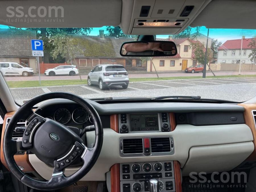 Green Land Rover Range Rover 2006 in Ventspils, with an engine capacity of 4.40 L and mileage of 371 thousand km for 4700 €, photo 6 on AUTOMOTO.COM.LV