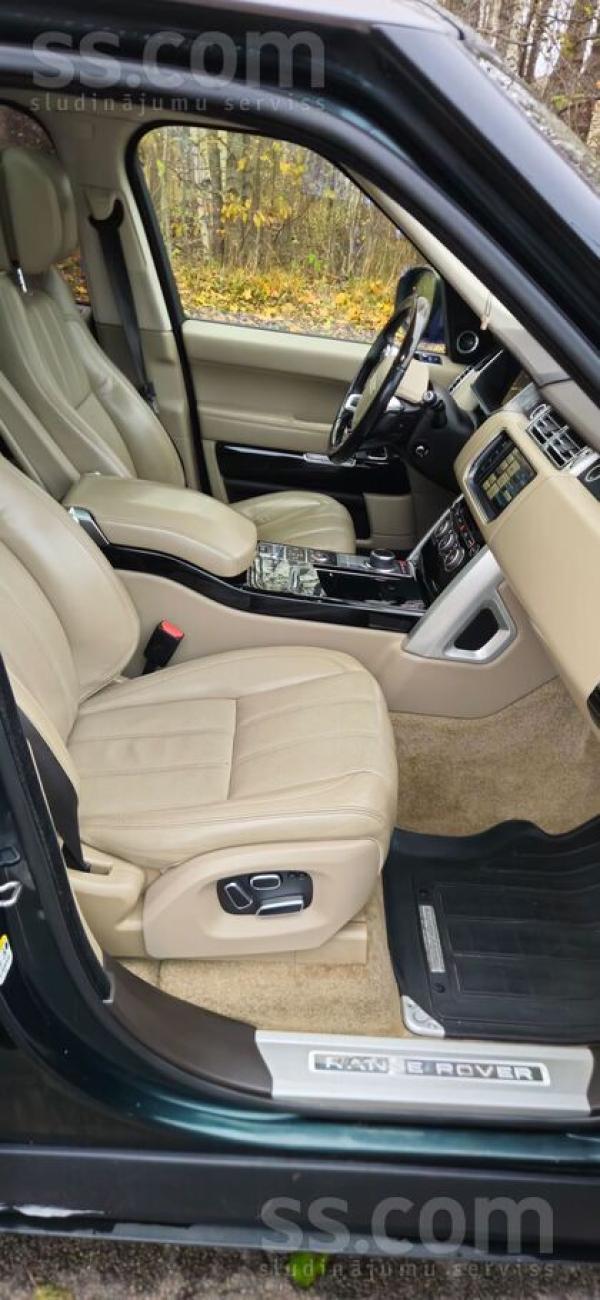 Zaļš Land Rover Range Rover 2013 Rīga, ar dzinēja tilpumu 4.40 L un nobraukumu 275 tūkst. km par 21500 €, foto 10 vietnē AUTOMOTO.COM.LV