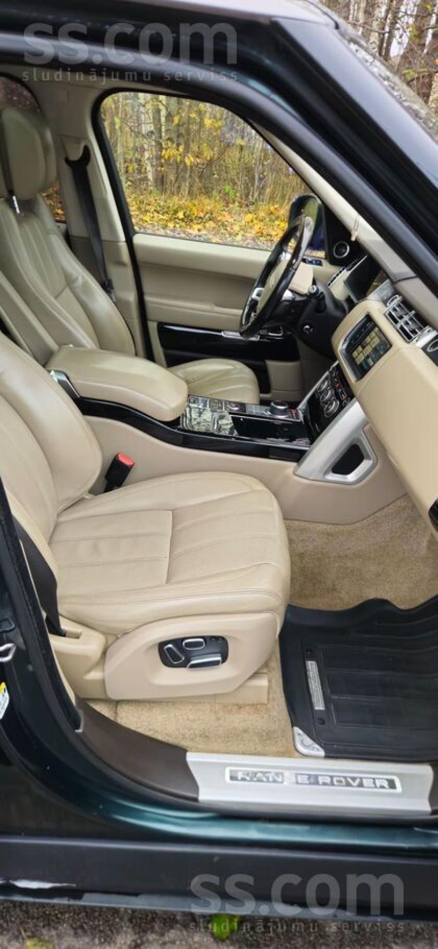 Zaļš Land Rover Range Rover 2013 Rīga, ar dzinēja tilpumu 4.40 L un nobraukumu 275 tūkst. km par 21500 €, foto 11 vietnē AUTOMOTO.COM.LV
