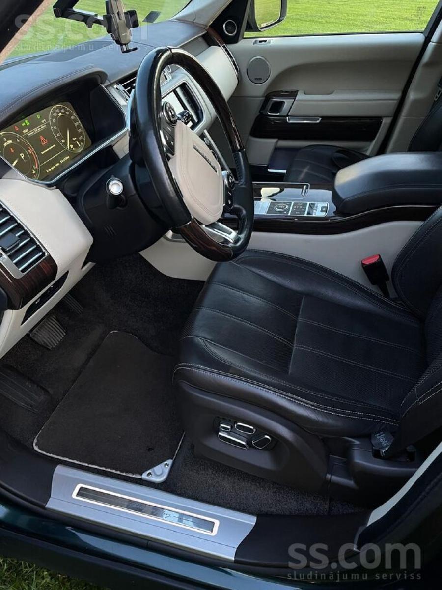 Green Land Rover Range Rover 2014 in Riga, with an engine capacity of 4.40 L and mileage of 220 thousand km for 22000 €, photo 7 on AUTOMOTO.COM.LV