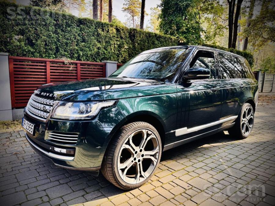 Green Land Rover Range Rover 2014 in Riga, with an engine capacity of 4.40 L and mileage of 280 thousand km for 23900 €, photo 3 on AUTOMOTO.COM.LV