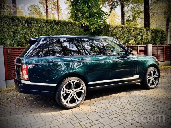 Zaļš Land Rover Range Rover 2014 Rīga, ar dzinēja tilpumu 4.40 L un nobraukumu 280 tūkst. km par 23900 €, foto 4 vietnē AUTOMOTO.COM.LV