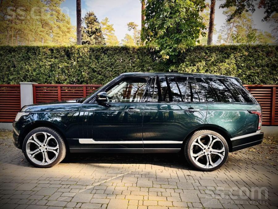 Green Land Rover Range Rover 2014 in Riga, with an engine capacity of 4.40 L and mileage of 280 thousand km for 23900 €, photo 8 on AUTOMOTO.COM.LV
