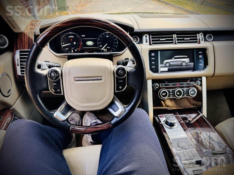 Green Land Rover Range Rover 2014 in Riga, with an engine capacity of 4.40 L and mileage of 280 thousand km for 23900 €, photo 14 on AUTOMOTO.COM.LV