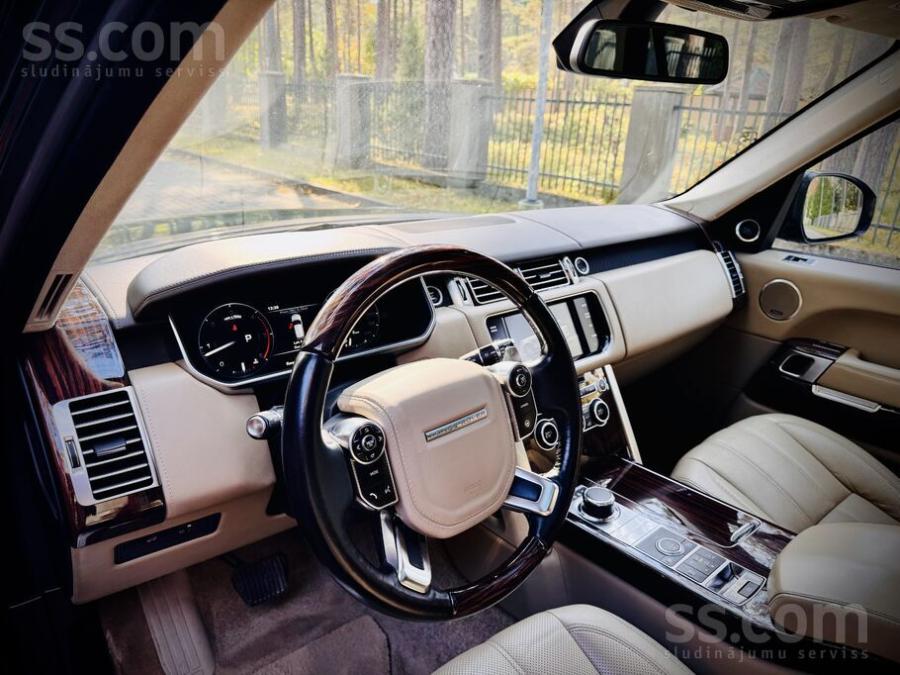 Green Land Rover Range Rover 2014 in Riga, with an engine capacity of 4.40 L and mileage of 280 thousand km for 23900 €, photo 15 on AUTOMOTO.COM.LV