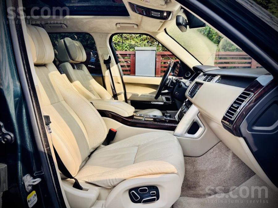 Green Land Rover Range Rover 2014 in Riga, with an engine capacity of 4.40 L and mileage of 280 thousand km for 23900 €, photo 18 on AUTOMOTO.COM.LV