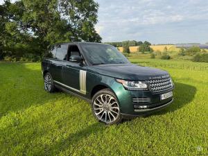 Zaļš Land Rover Range Rover 2015 Panevēža, ar dzinēja tilpumu 5.00 L un nobraukumu 215 tūkst. km par 26000 €, foto  vietnē AUTOMOTO.COM.LV