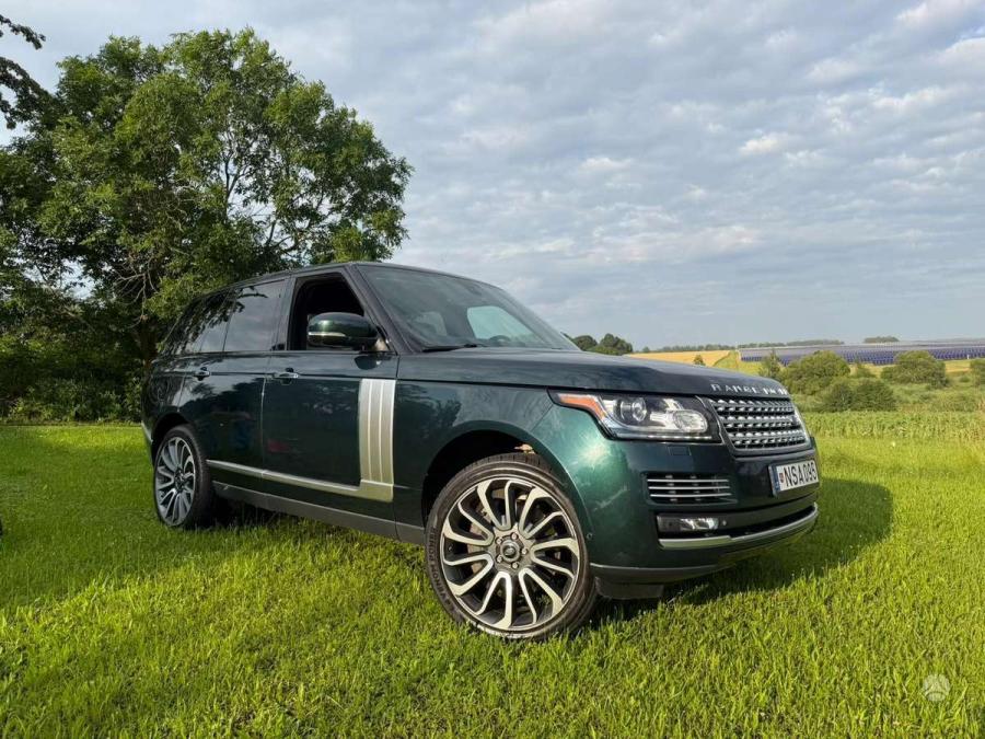 Zaļš Land Rover Range Rover 2015 Panevēža, ar dzinēja tilpumu 5.00 L un nobraukumu 215 tūkst. km par 26000 €, foto 3 vietnē AUTOMOTO.COM.LV