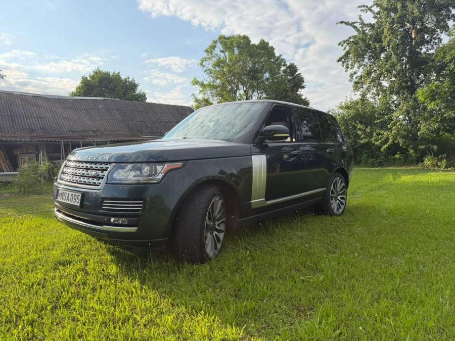 Zaļš Land Rover Range Rover 2015 Panevēža, ar dzinēja tilpumu 5.00 L un nobraukumu 215 tūkst. km par 26000 €, foto 4 vietnē AUTOMOTO.COM.LV