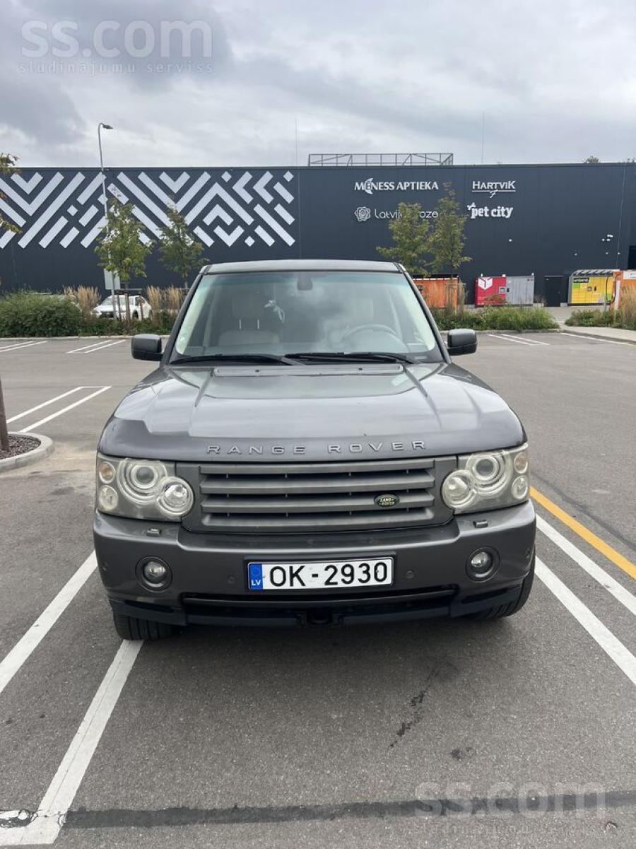Pelēks Land Rover Range Rover 2006 Rīga, ar dzinēja tilpumu 2.90 L un nobraukumu 223 tūkst. km par 7500 €, foto 3 vietnē AUTOMOTO.COM.LV