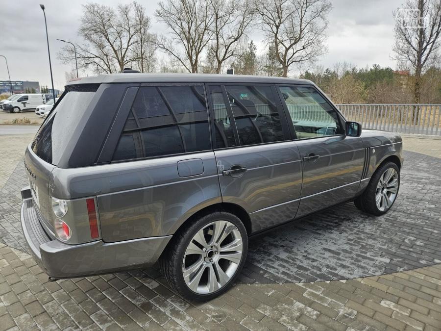 Grey Land Rover Range Rover 2008 in Vilnius, with an engine capacity of 3.60 L and mileage of 360 thousand km for 5550 €, photo 6 on AUTOMOTO.COM.LV