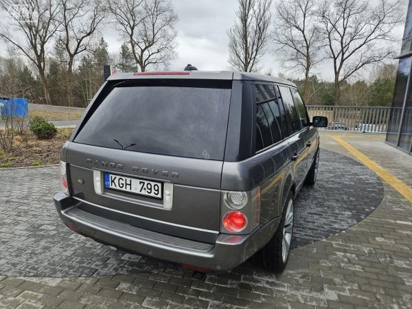 Grey Land Rover Range Rover 2008 in Vilnius, with an engine capacity of 3.60 L and mileage of 360 thousand km for 5550 €, photo 6 on AUTOMOTO.COM.LV