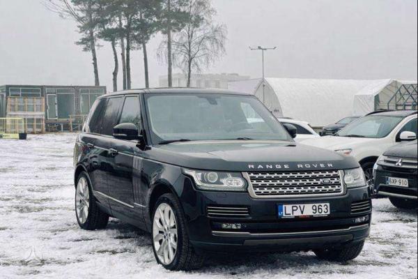 Pelēks Land Rover Range Rover 2013 Viļņa, ar dzinēja tilpumu 4.37 L un nobraukumu 235 tūkst. km par 23850 €, foto 6 vietnē AUTOMOTO.COM.LV