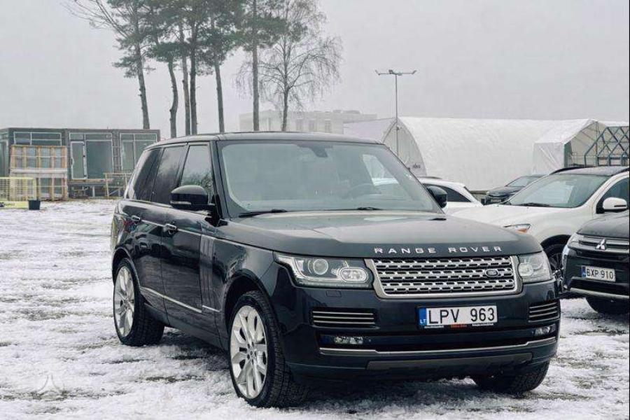 Grey Land Rover Range Rover 2013 in Vilnius, with an engine capacity of 4.37 L and mileage of 235 thousand km for 23850 €, photo 6 on AUTOMOTO.COM.LV