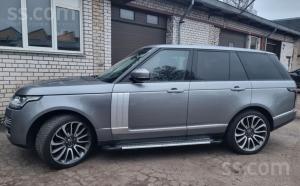 Grey Land Rover Range Rover 2013 in Riga, with an engine capacity of 3.00 L and mileage of 247 thousand km for 18800 €, photo 4 on AUTOMOTO.COM.LV