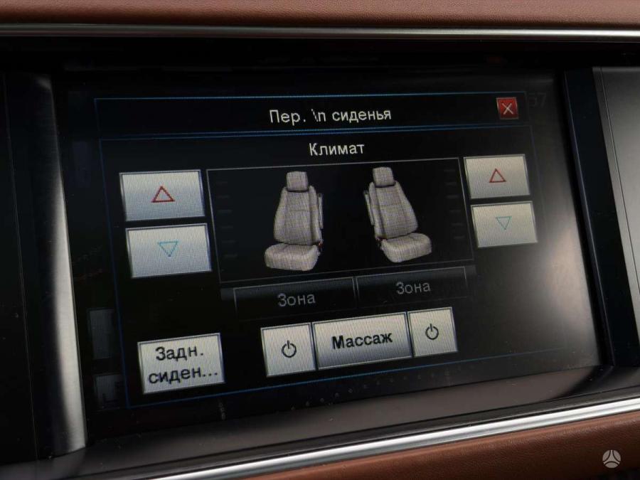 Grey Land Rover Range Rover 2013 in Vilnius, with an engine capacity of 4.37 L and mileage of 196 thousand km for 25900 €, photo 24 on AUTOMOTO.COM.LV