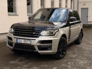 Pelēks Land Rover Range Rover 2013 Jelgava, ar dzinēja tilpumu 4.40 L un nobraukumu 196 tūkst. km par 27500 €, foto  vietnē AUTOMOTO.COM.LV