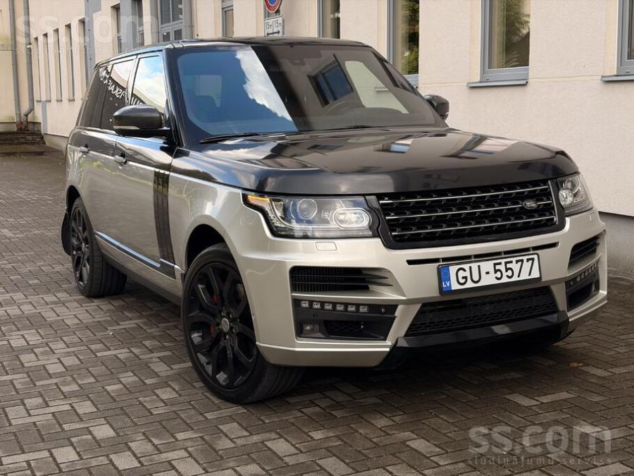 Pelēks Land Rover Range Rover 2013 Jelgava, ar dzinēja tilpumu 4.40 L un nobraukumu 196 tūkst. km par 27500 €, foto 3 vietnē AUTOMOTO.COM.LV