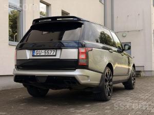 Pelēks Land Rover Range Rover 2013 Jelgava, ar dzinēja tilpumu 4.40 L un nobraukumu 196 tūkst. km par 27500 €, foto 5 vietnē AUTOMOTO.COM.LV