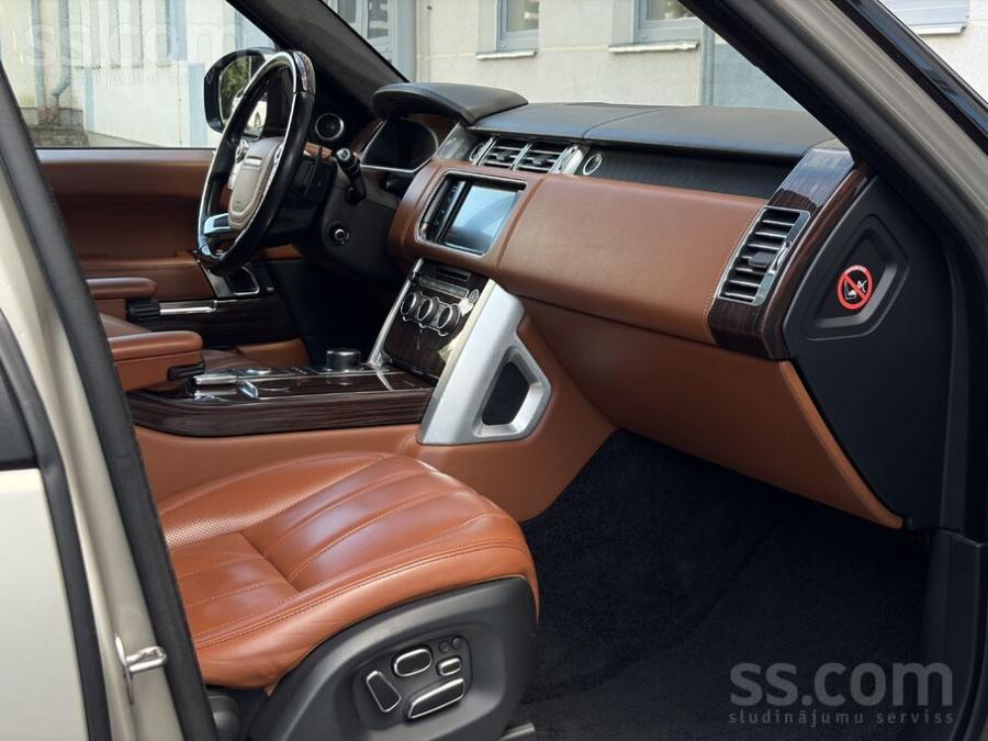 Pelēks Land Rover Range Rover 2013 Jelgava, ar dzinēja tilpumu 4.40 L un nobraukumu 196 tūkst. km par 27500 €, foto 18 vietnē AUTOMOTO.COM.LV