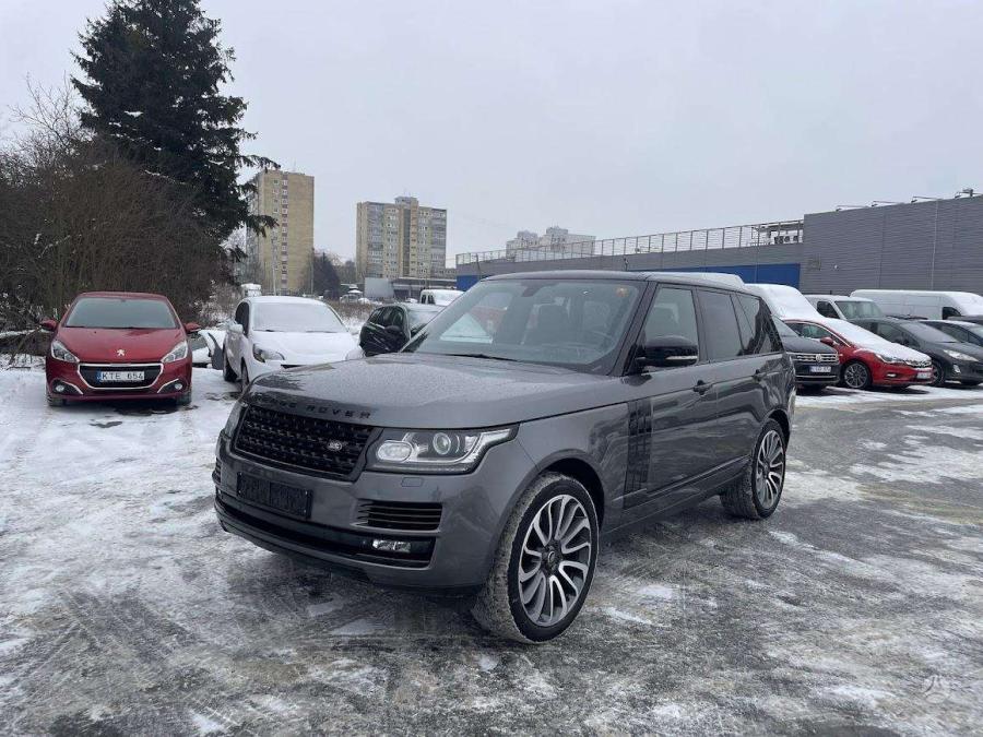 Grey Land Rover Range Rover 2014 in Kaunas, with an engine capacity of 2.99 L and mileage of 252 thousand km for 20500 €, photo 3 on AUTOMOTO.COM.LV