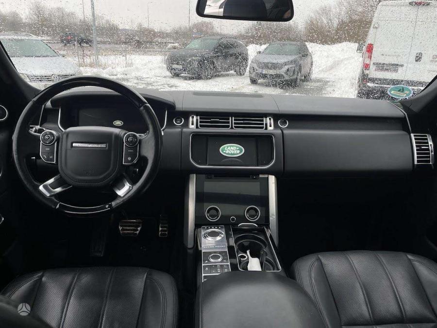 Grey Land Rover Range Rover 2014 in Kaunas, with an engine capacity of 2.99 L and mileage of 252 thousand km for 20500 €, photo 10 on AUTOMOTO.COM.LV