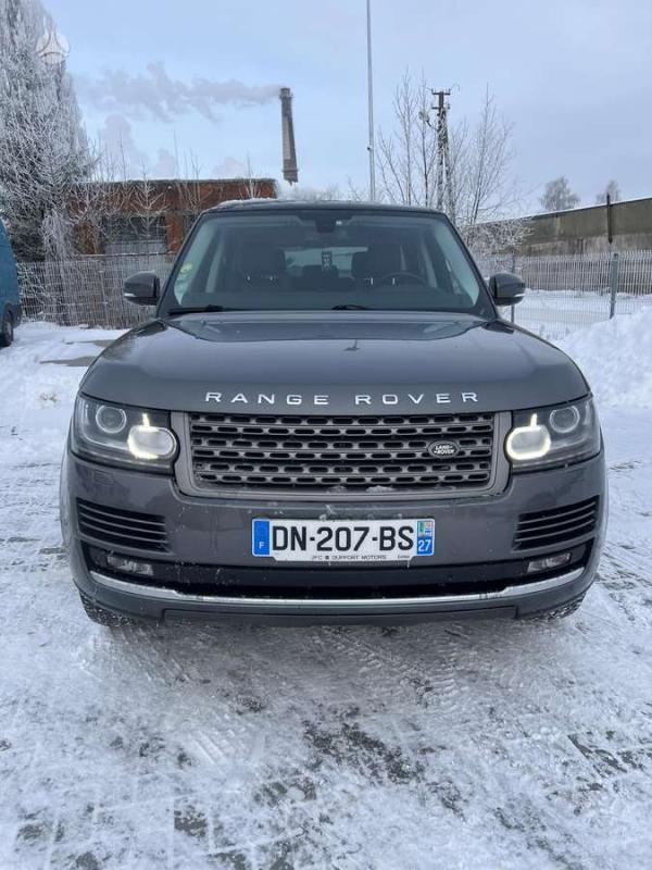 Pelēks Land Rover Range Rover 2015 Tauragė, ar dzinēja tilpumu 2.99 L un nobraukumu 229 tūkst. km par 18300 €, foto 2 vietnē AUTOMOTO.COM.LV