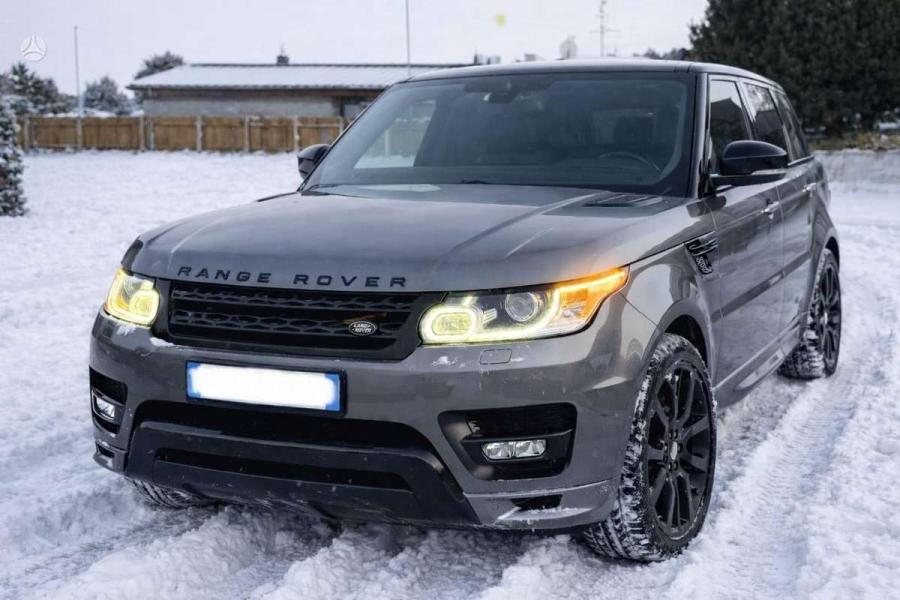Pelēks Land Rover Range Rover 2015 Klaipėda, ar dzinēja tilpumu 5.00 L un nobraukumu 187 tūkst. km par 23300 €, foto 4 vietnē AUTOMOTO.COM.LV