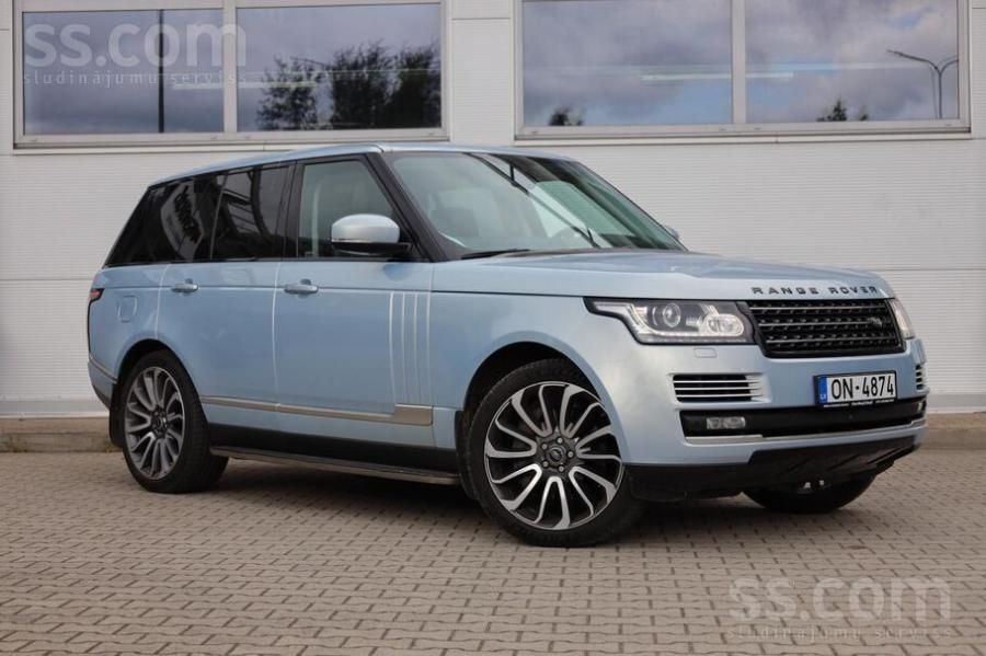 Pelēks Land Rover Range Rover 2015 Rīga, ar dzinēja tilpumu 4.40 L un nobraukumu 272 tūkst. km par 20995 €, foto 5 vietnē AUTOMOTO.COM.LV