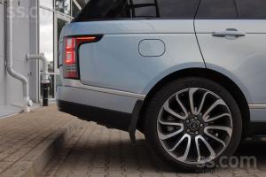 Pelēks Land Rover Range Rover 2015 Rīga, ar dzinēja tilpumu 4.40 L un nobraukumu 272 tūkst. km par 20995 €, foto 10 vietnē AUTOMOTO.COM.LV