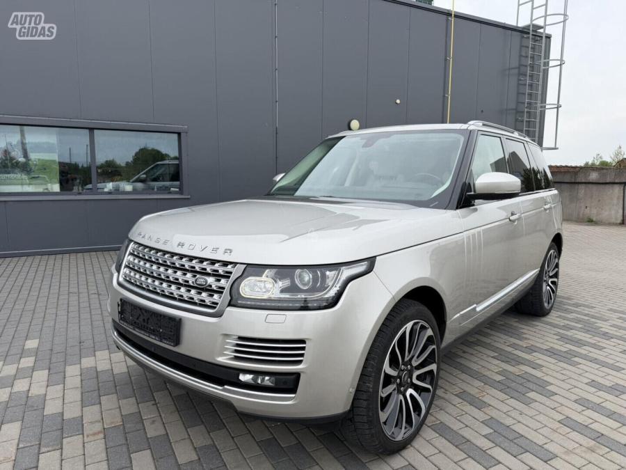 Grey Land Rover Range Rover 2016 in Siauliai, with an engine capacity of 4.40 L and mileage of 240 thousand km for 20800 €, photo 3 on AUTOMOTO.COM.LV