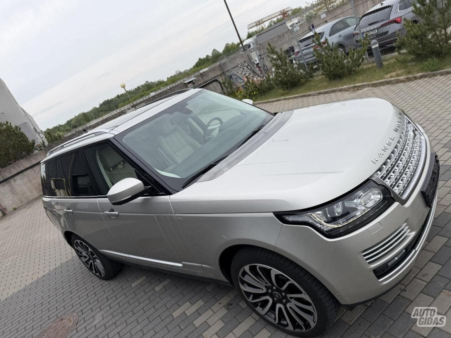 Grey Land Rover Range Rover 2016 in Siauliai, with an engine capacity of 4.40 L and mileage of 240 thousand km for 20800 €, photo 10 on AUTOMOTO.COM.LV