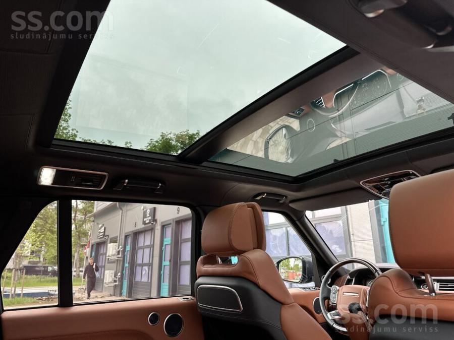 Pelēks Land Rover Range Rover 2017 Rīga, ar dzinēja tilpumu 3.00 L un nobraukumu 82 tūkst. km par 51900 €, foto 12 vietnē AUTOMOTO.COM.LV