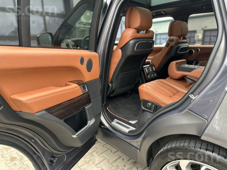 Pelēks Land Rover Range Rover 2017 Rīga, ar dzinēja tilpumu 3.00 L un nobraukumu 82 tūkst. km par 51900 €, foto 17 vietnē AUTOMOTO.COM.LV