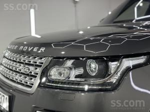 Pelēks Land Rover Range Rover 2017 Rīga, ar dzinēja tilpumu 3.00 L un nobraukumu 82 tūkst. km par 51900 €, foto 19 vietnē AUTOMOTO.COM.LV