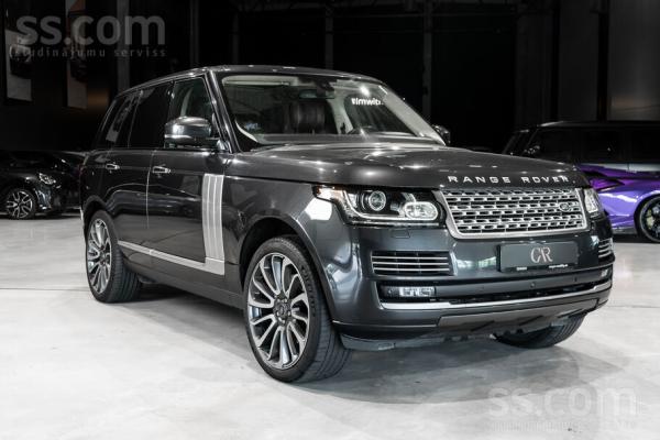 Pelēks Land Rover Range Rover 2017 Rīga, ar dzinēja tilpumu 3.00 L un nobraukumu 253 tūkst. km par 23560 €, foto 3 vietnē AUTOMOTO.COM.LV