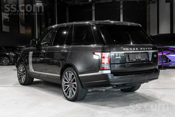 Pelēks Land Rover Range Rover 2017 Rīga, ar dzinēja tilpumu 3.00 L un nobraukumu 253 tūkst. km par 23560 €, foto 6 vietnē AUTOMOTO.COM.LV
